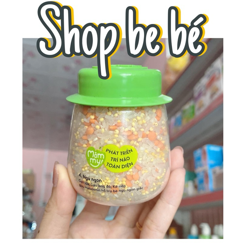 (Lẻ 1 hũ) Hạt ăn dặm mix sẵn Mămmy, Hạt hữu cơ mămmy tỉ lệ trộn hạt chuẩn khoa học 120g-145g ...