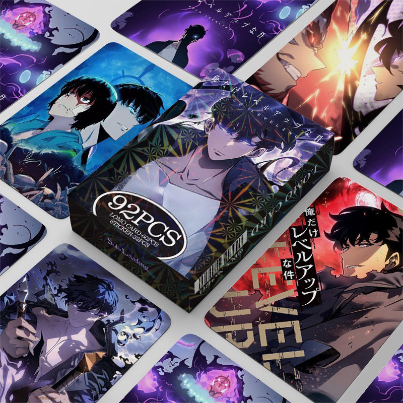 Solo leveling 60 lomo card + 32 sticker | Shopee Việt Nam