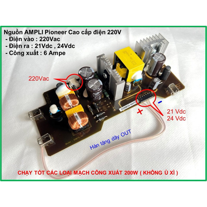 MẠCH NGUỒN 21V 7A , 24V 6A chính hãng PIONEER MARANTZ DENON ( AMPLI ...