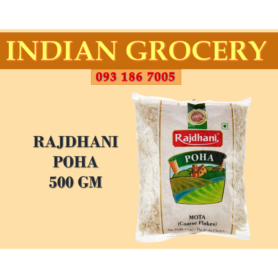 GẠO DẸP - RAJDHANI POHA 500 GAM | Shopee Việt Nam