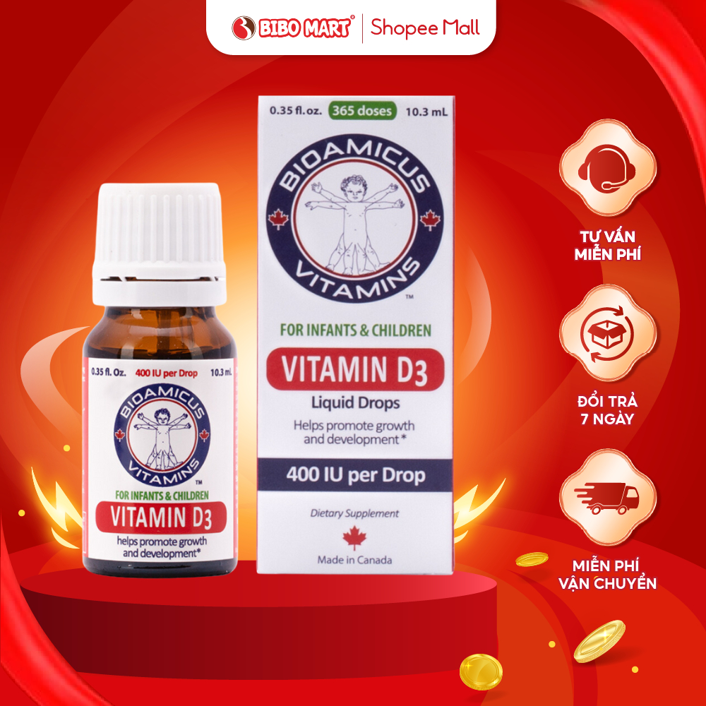 Vitamin D3 BioAmicus Giúp Phát Triển Hệ Xương Và Răng Cho Trẻ Nhỏ Tăng ...