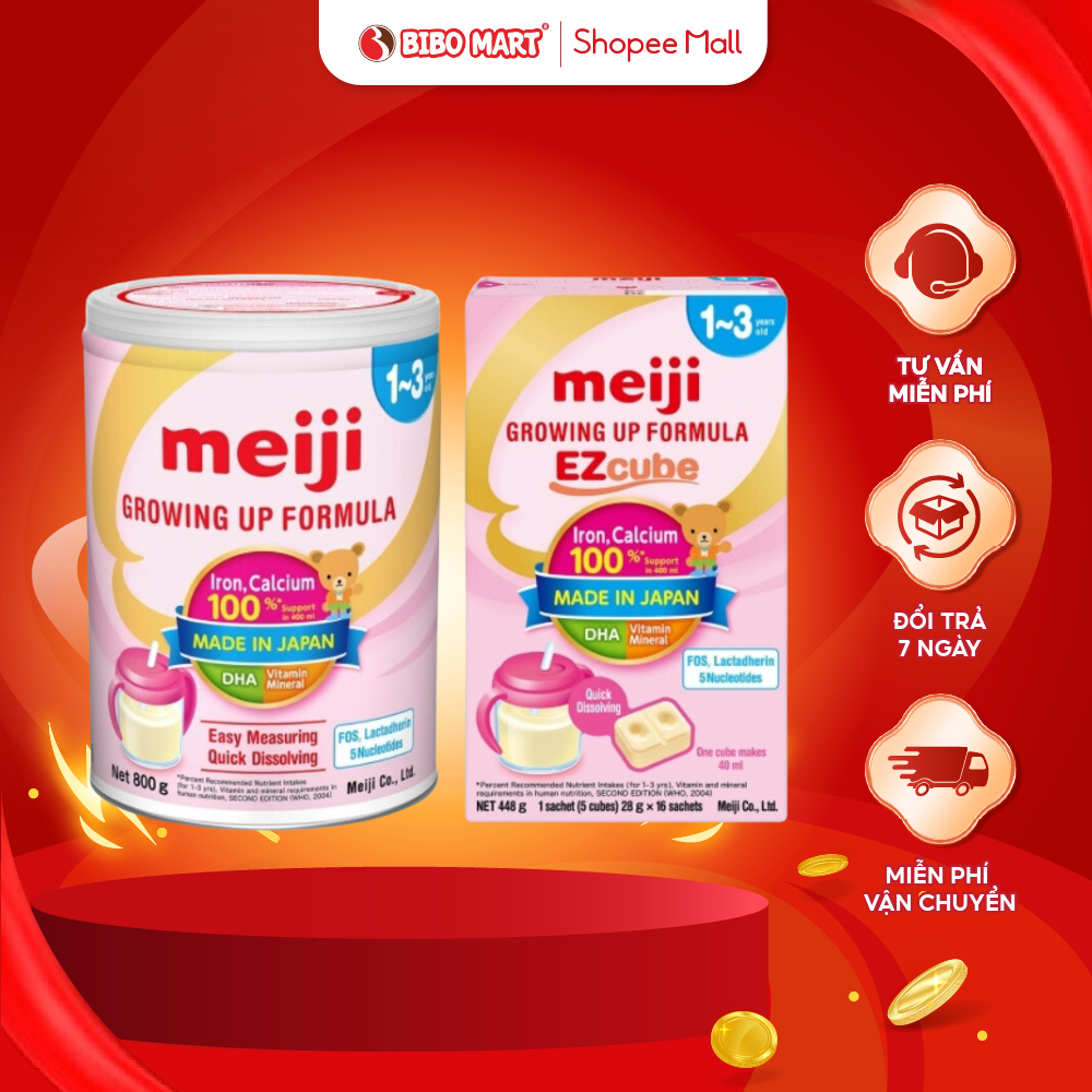 Sữa Meiji Growing Up Infant Formula Thanh Sữa Meiji Nhập Khẩu Nhật Bản ...