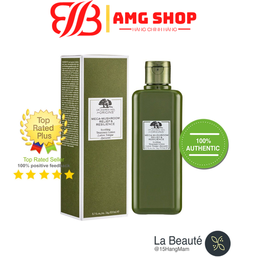 Toner Nấm ORIGINS MEGA-MUSHROOM RELIEF & RESILIENCE phục hồi da 200ml ...