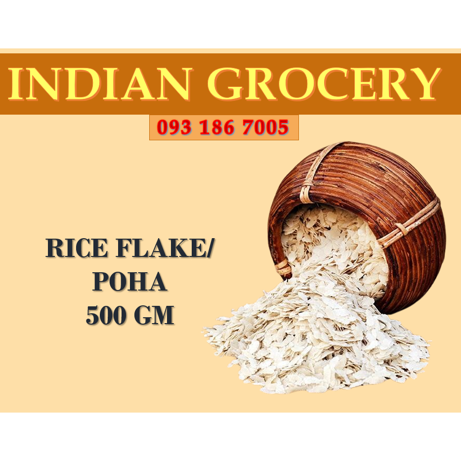 GẠO DẸP - ORGANIC RICE FLAKE (THICK)/ POHA 500G | Shopee Việt Nam