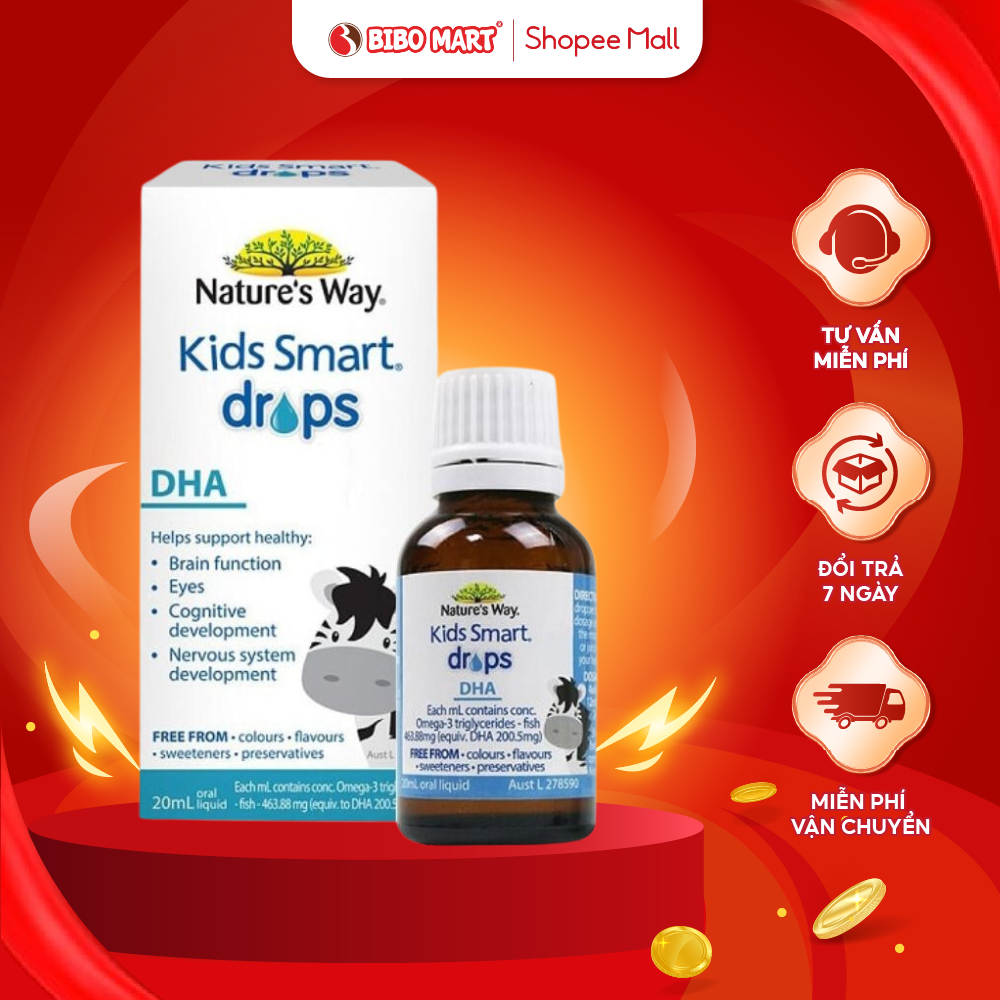 DHA Nature's Way Kids Smart Drops DHA Tăng IQ Hỗ Trợ Phát Triển Toàn ...