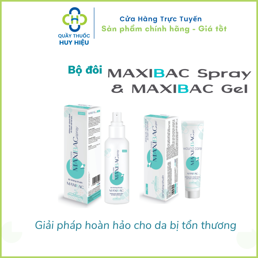Bộ đôi Maxibac Spray và Maxibac gel | Shopee Việt Nam