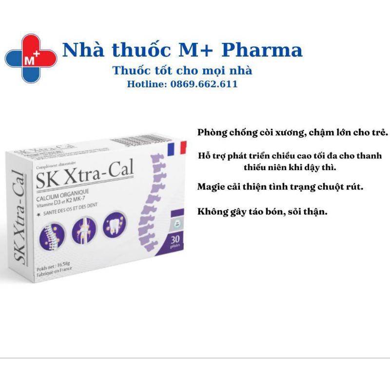 Viên uống bổ sung Canxi SK XTRA-CAL | Shopee Việt Nam