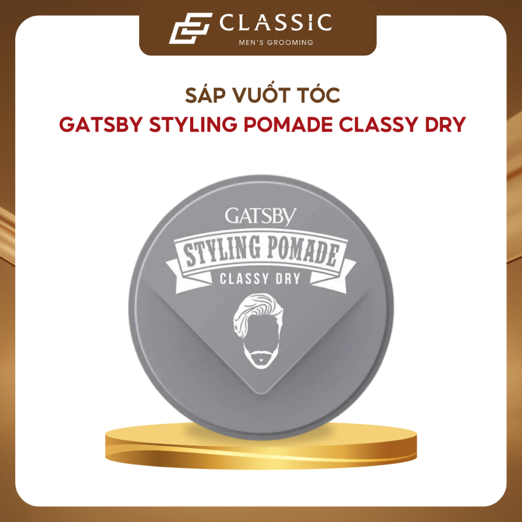 Sáp Vuốt Tóc Gatsby Styling Pomade Classy Dry 75g | Shopee Việt Nam