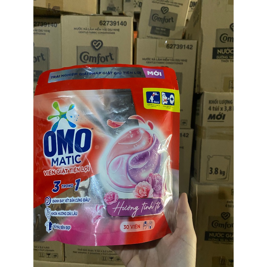 Viên Giặt Omo Matic 3 Trong 1 Túi 315g( 30 viên x 10,5g) | Shopee Việt Nam
