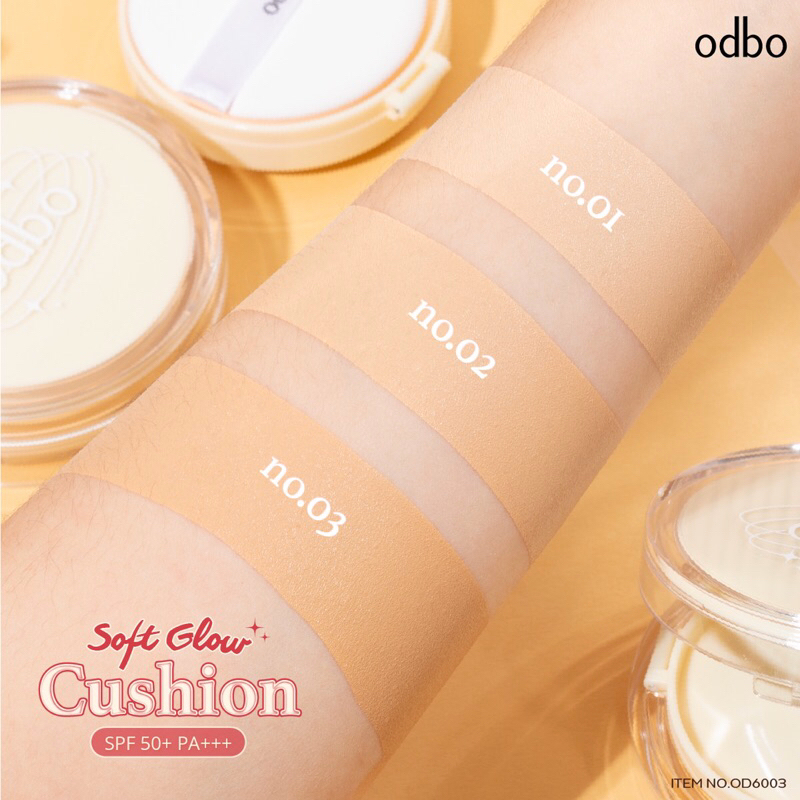 Phấn Cuishion ODBO Soft Glow Cushion SPF 50+ PA+++ OD6003 | Shopee Việt Nam
