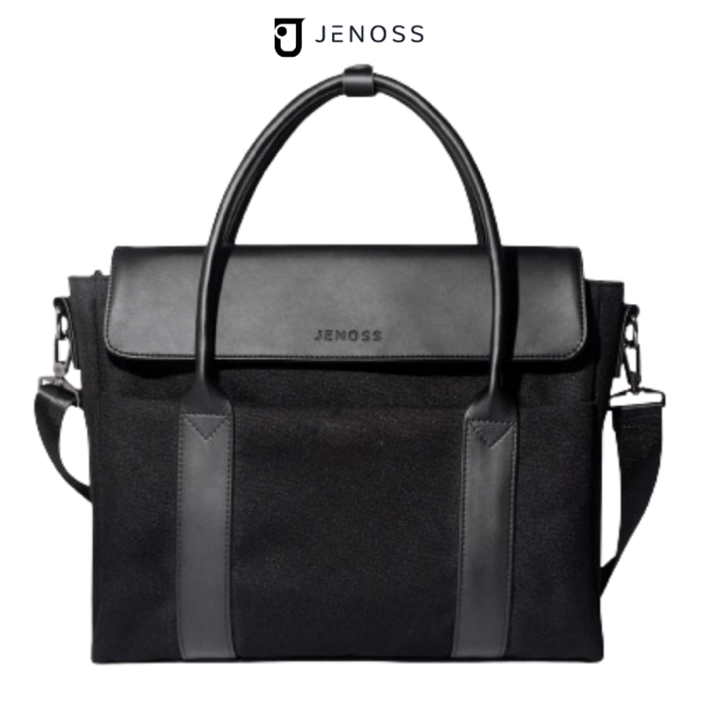 Túi Văn Phòng Lucius Varro Briefcase Jenoss Da Cao Cấp Chống Sốc Laptop ...