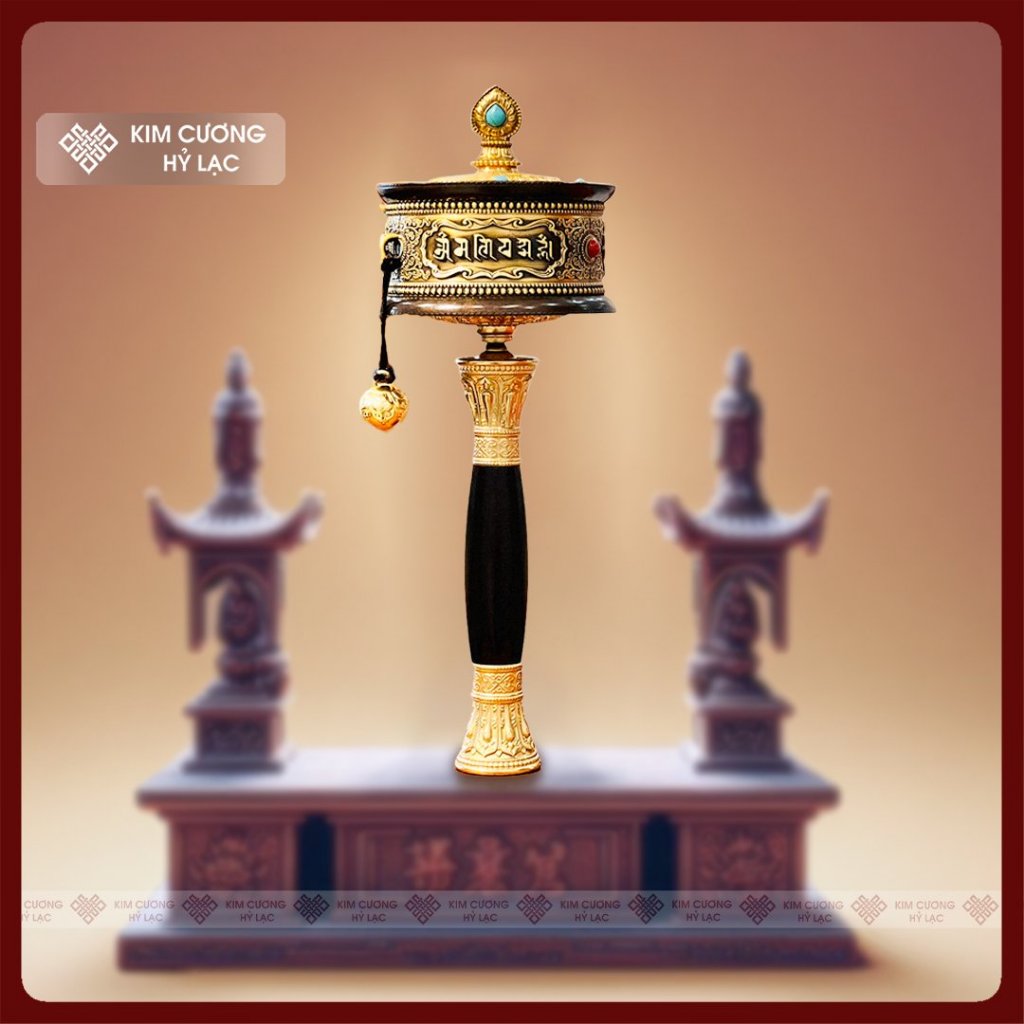 Kinh Luân Cầm Tay, Kinh Luân Xoay Tây Tạng [Kim Cương Hỷ Lạc] Đồng Cao ...