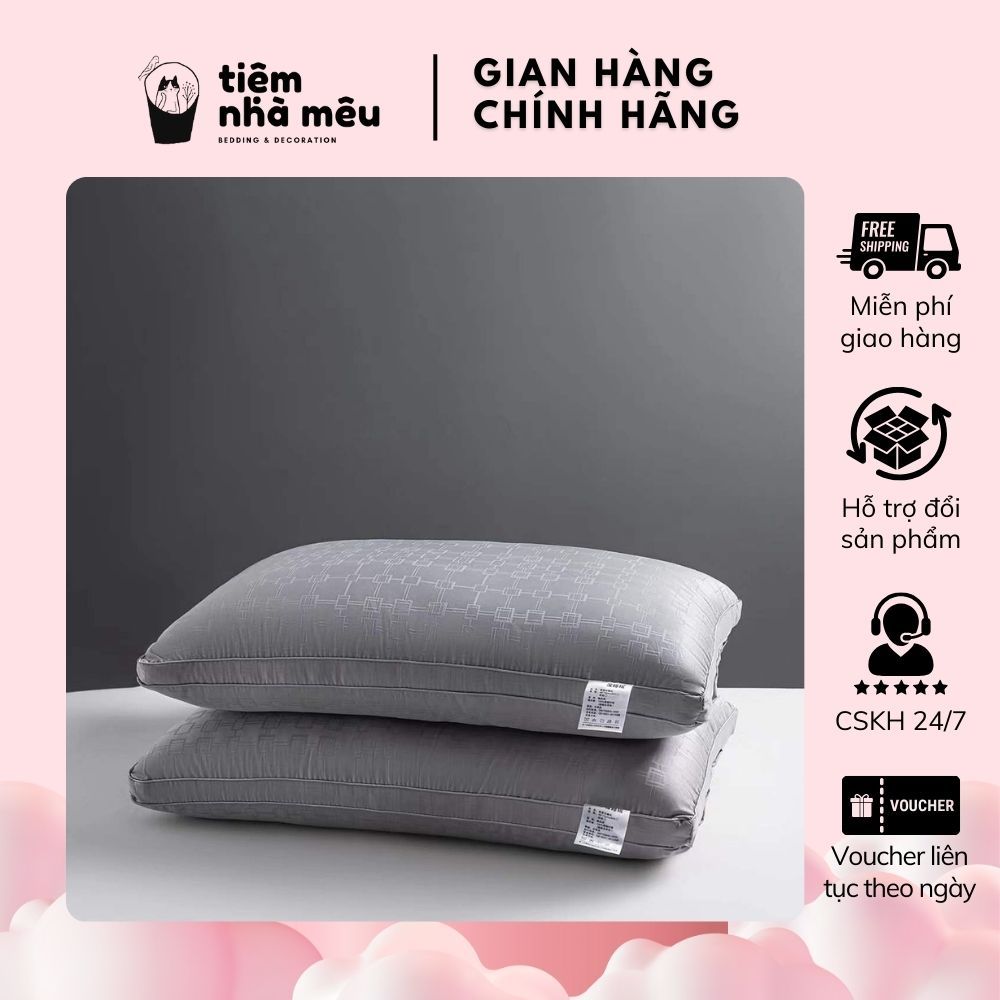 ( 1 Cái) Ruột Gối Fiber Bông Lông Vũ Nhân Tạo Cao Cấp Mềm Mại Đàn Hồi ...