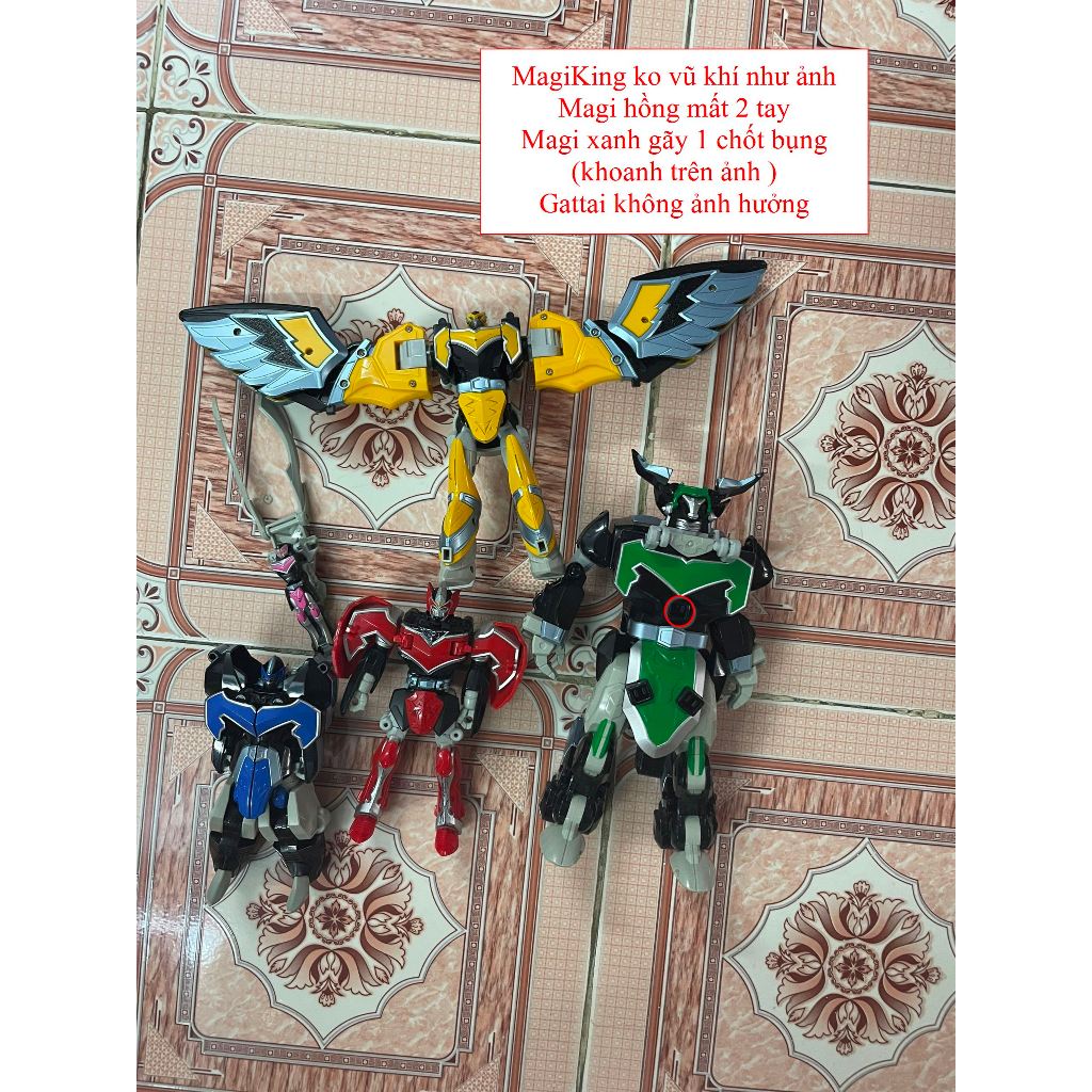 Mô hình DX Magiranger - Chính hãng bandai - Siêu nhân phép thuật ...