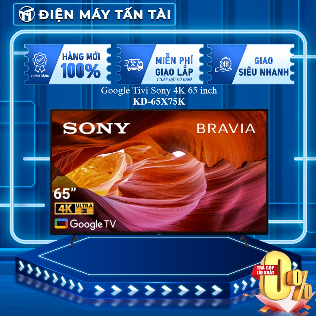 KD-65X75K - Google Tivi Sony 4K 65 inch 65X75K - BẢO HÀNH CHÍNH HÃNG ...