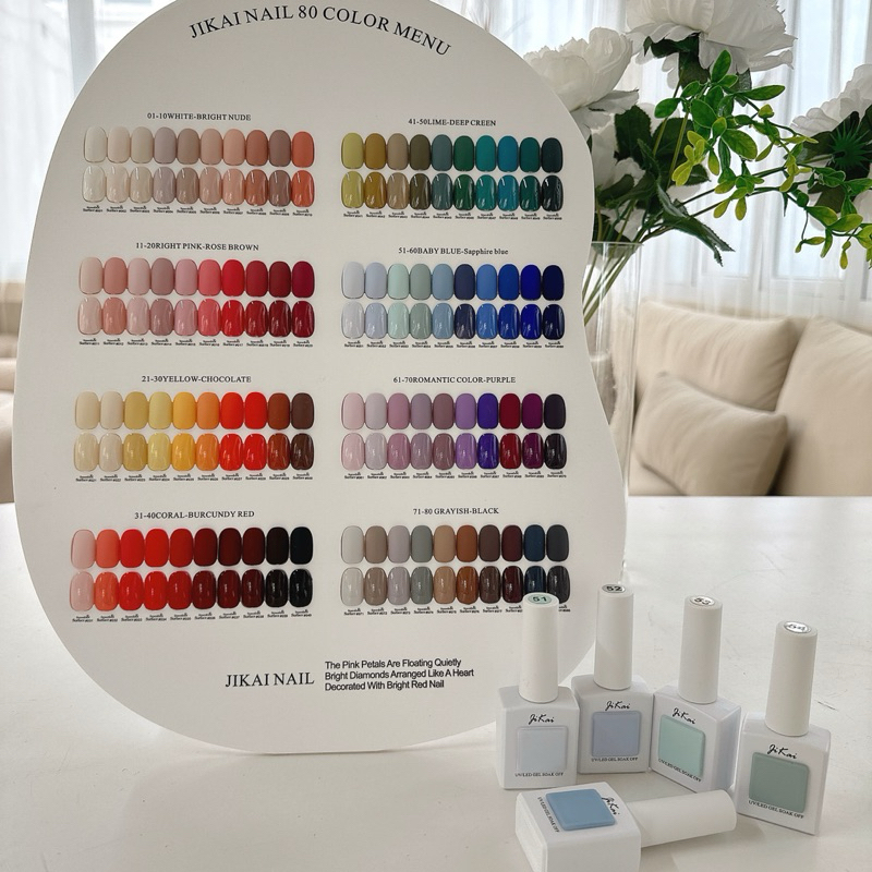 Set sơn JIKAI 80 màu hàng cao cấp: 80C | Shopee Việt Nam