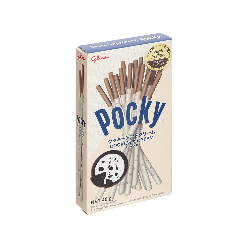 Bánh Que Pocky Glico Vị Cookies and Cream Taste (Hộp 40g - Trắng) | Shopee Việt Nam