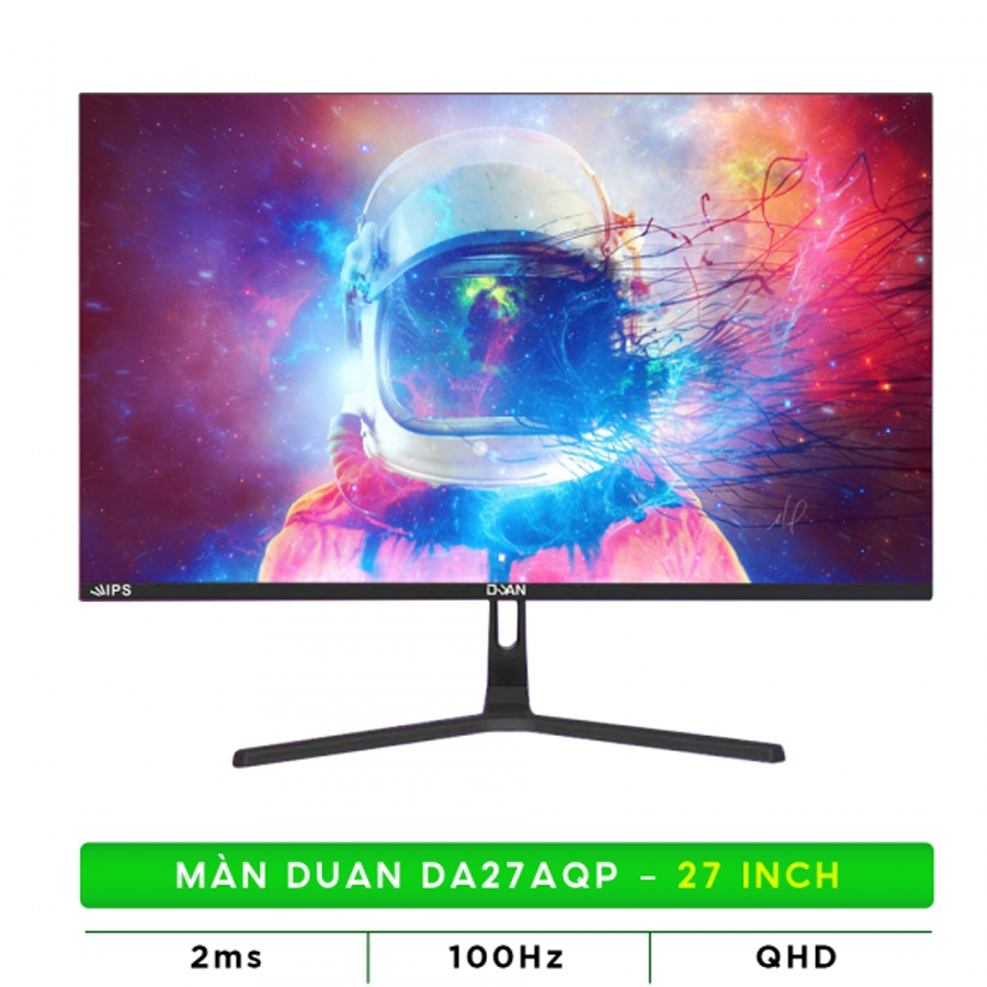 MÀN HÌNH DUAN 27 INCH 2K 100HZ DA272QP (IPS /27 INCH/ 2K /100Hz /HDMI /DP) MỚI FULL BOX BẢO HÀNH ...