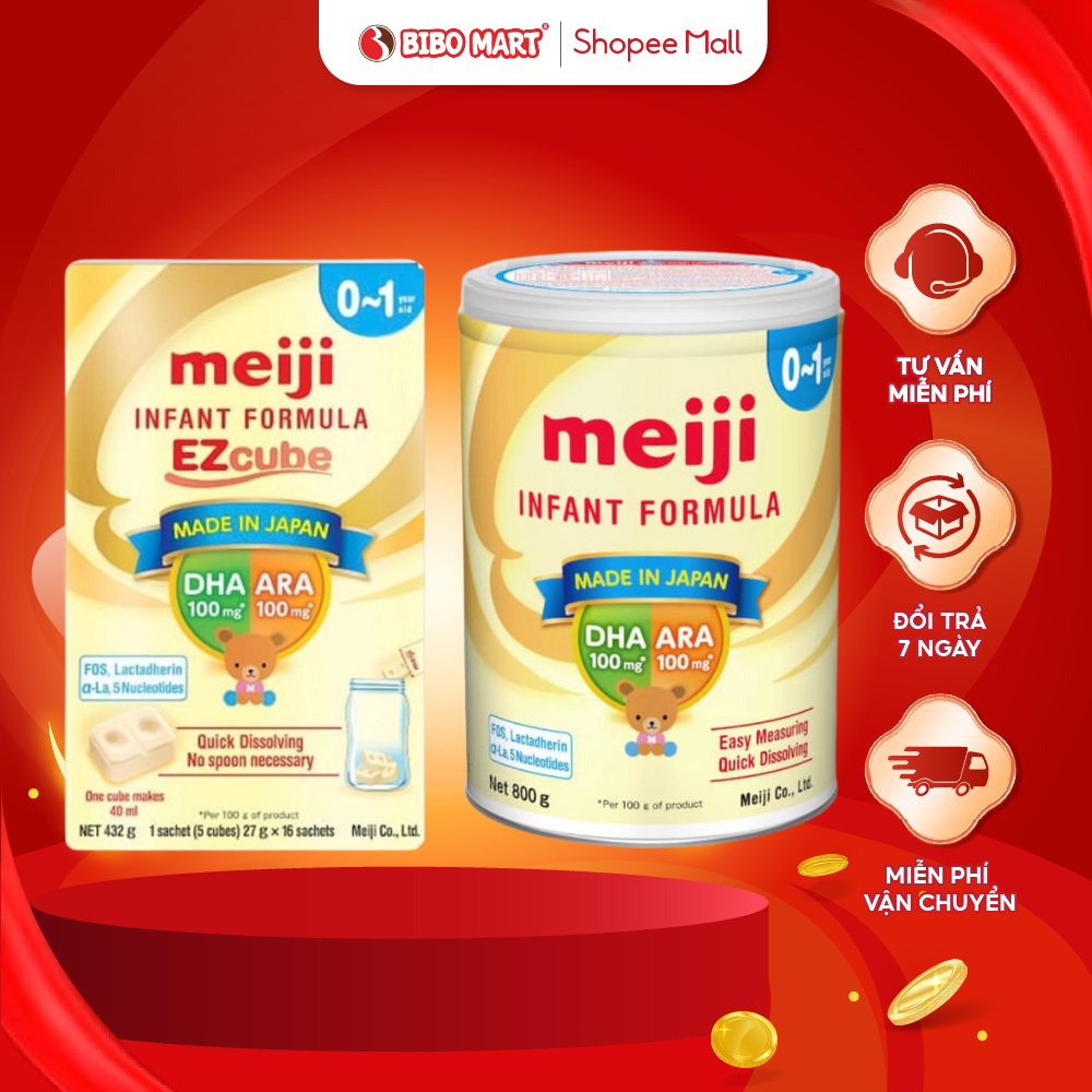 Sữa Meiji Infant Formula Nhập Khẩu Chính Hãng Tăng Đề Kháng Hỗ Trợ Tiêu ...