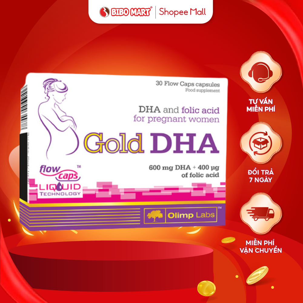 DHA Bầu Viên Uống Gold DHA Chela Nhập Khẩu Châu Âu Bổ Sung DHA Axit ...