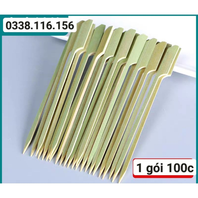 Que tre xiên thịt nướng 15cm bịch 100 chiếc | Shopee Việt Nam
