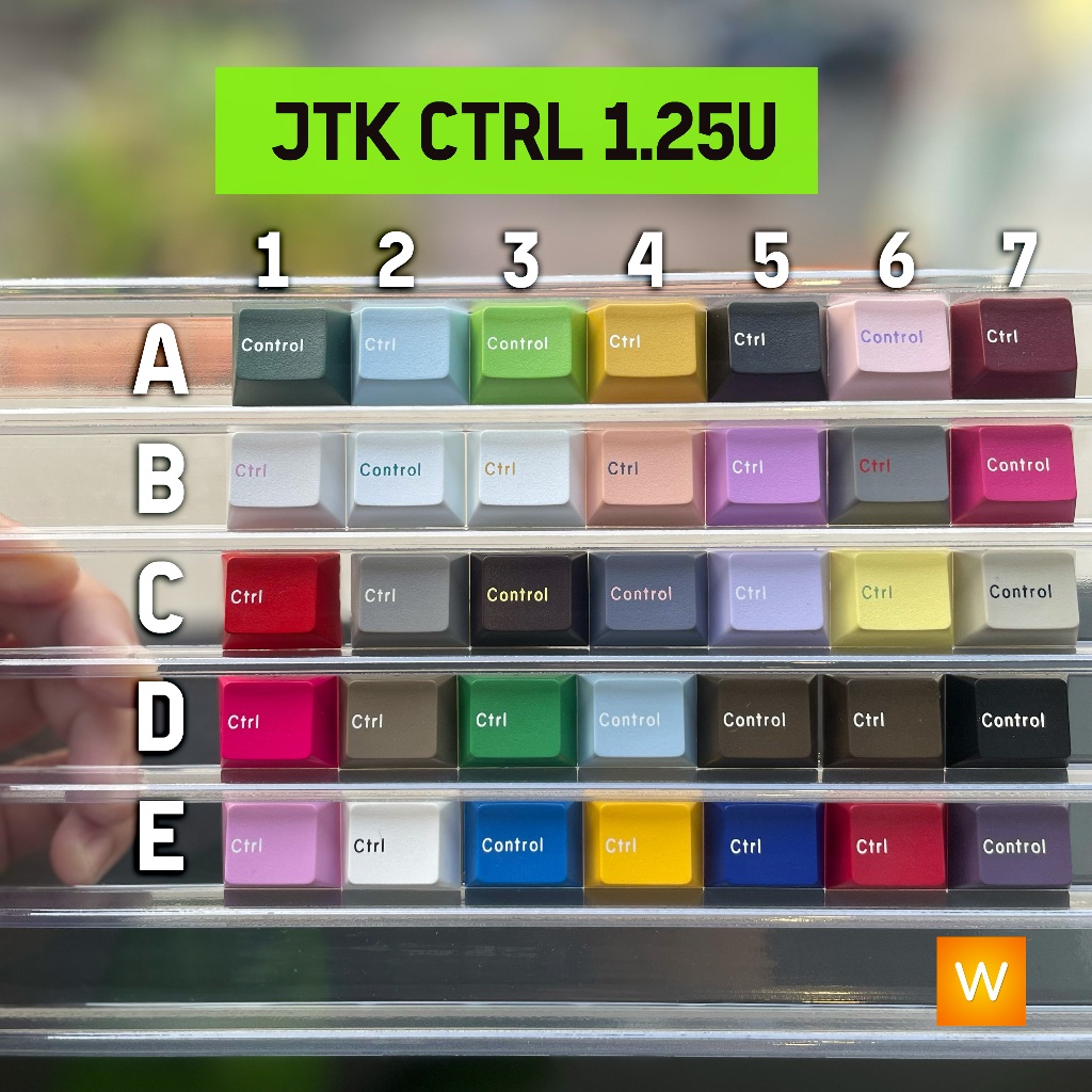JTK Keycap Mod Ctrl 1.25u - Nút lẻ bàn phím cơ - JTK Grab | Shopee Việt Nam