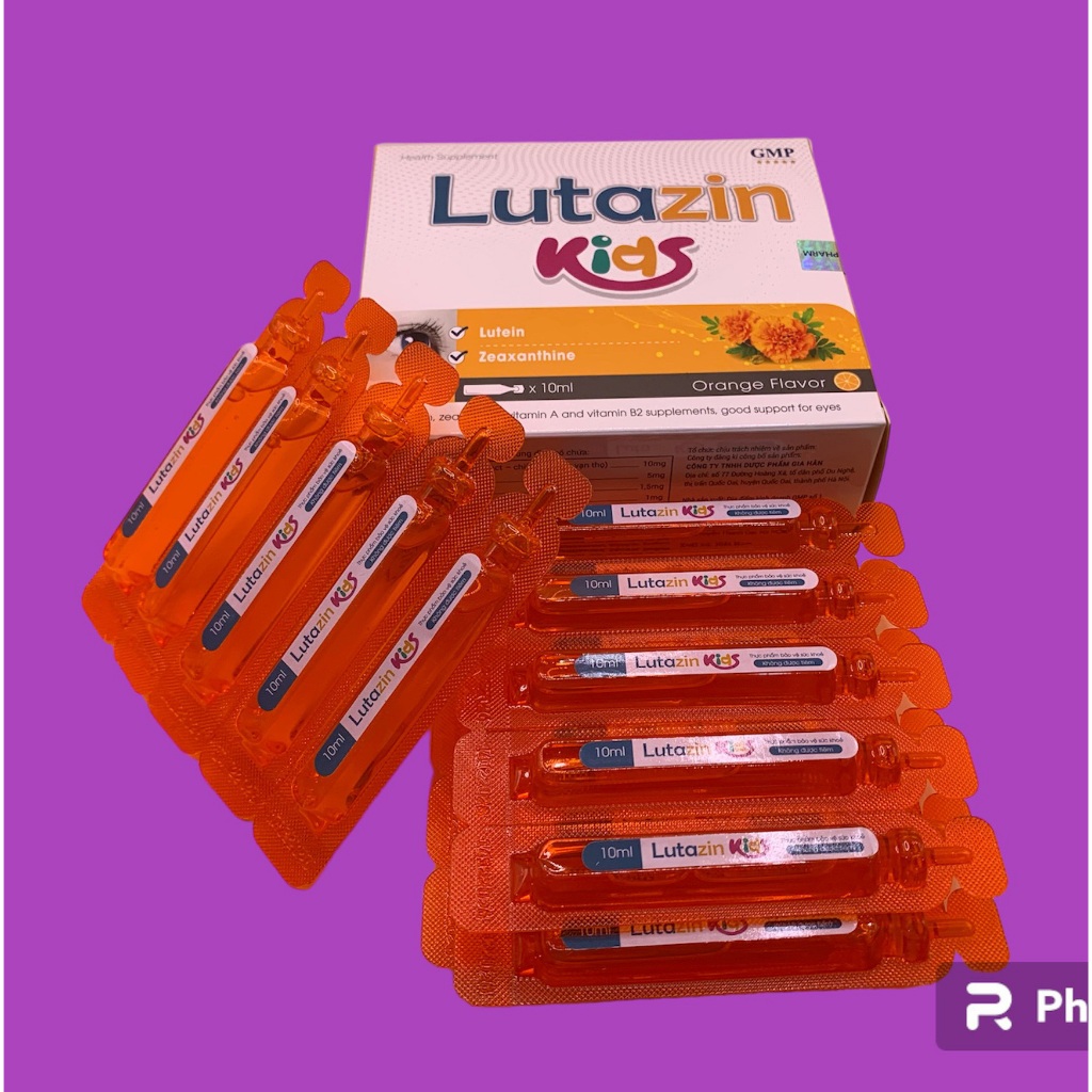 Siro bổ mắt lutazin hộp 20 ống 10ml | Shopee Việt Nam