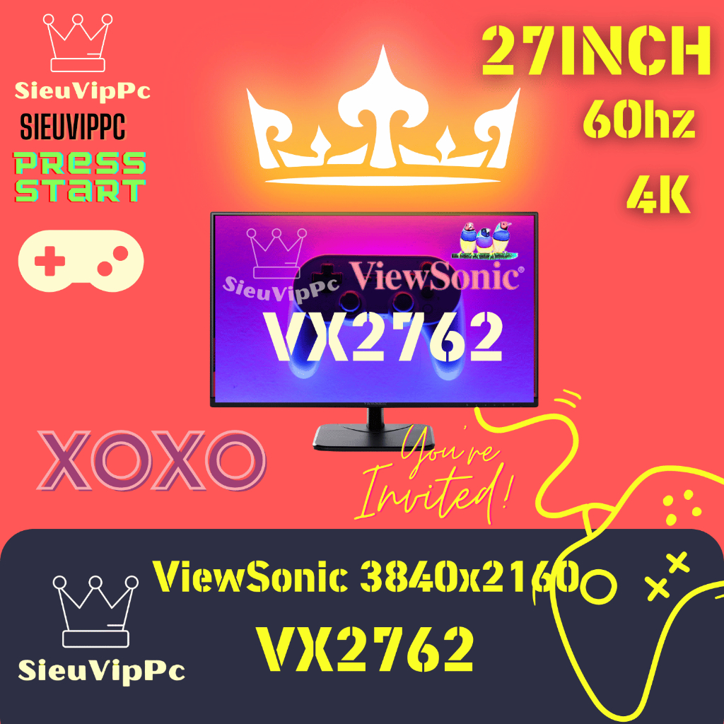 Màn hình ViewSonic VX2758 27 inch 2K (27''/FastIPS/2K/185Hz/1ms/FreeSync) Hàng chính hãng mới ...