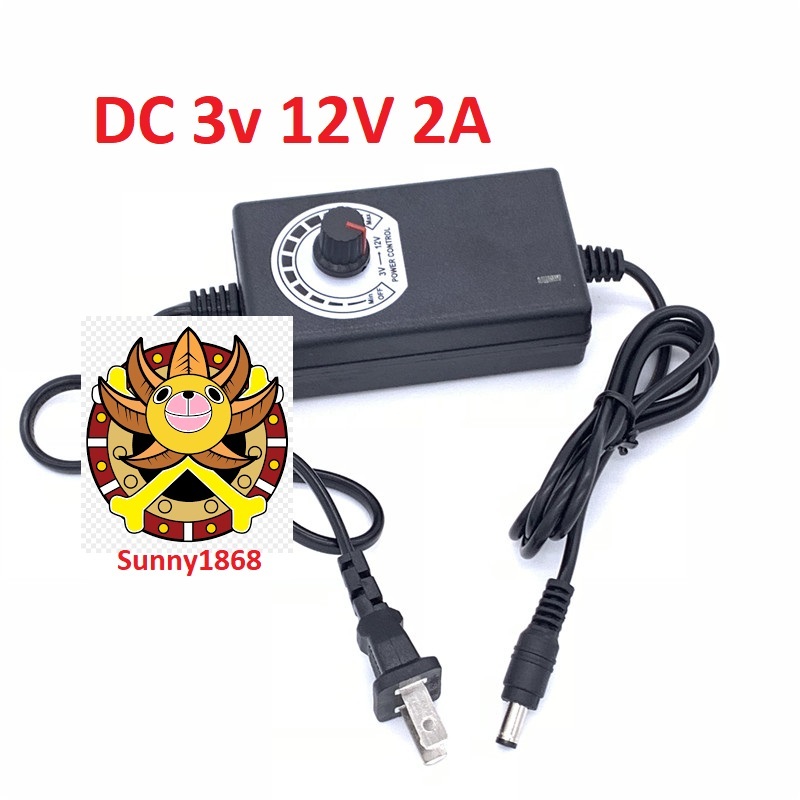 Nguồn Adapter điều chỉnh điện áp DC 3-12V 2A 24W DC 9V-24V 1A 24W, bảo vệ quá dòng | Shopee Việt Nam