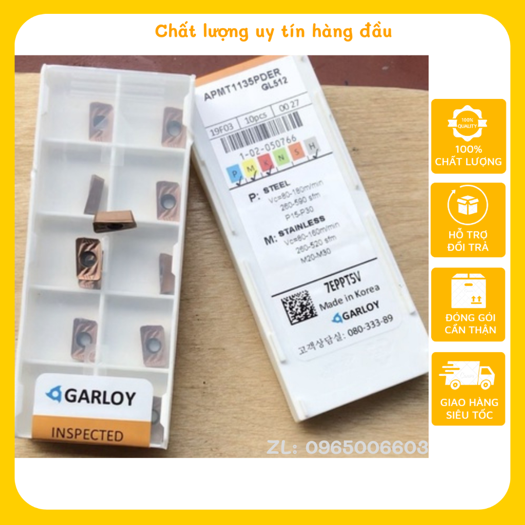 Mảnh phay, chíp phay thép, inox APMT1604 | Shopee Việt Nam