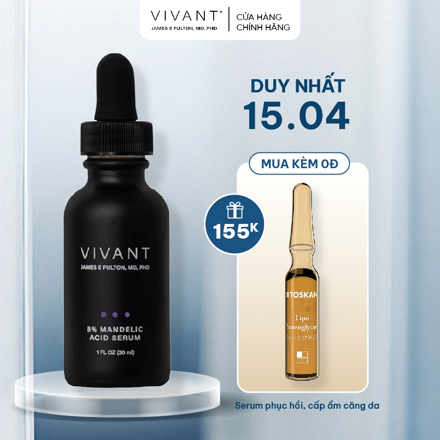Serum Vivant 8% Mandelic Acid trắng da giảm mụn ngừa lão hoá 3in1 - VIVANT SKINCARE | Shopee ...