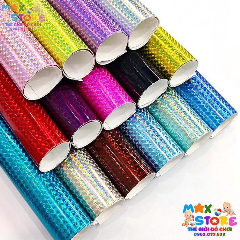 Decan óng ánh ,Decal giấy màu đề can kim tuyến khổ 60cm*1m | Shopee ...