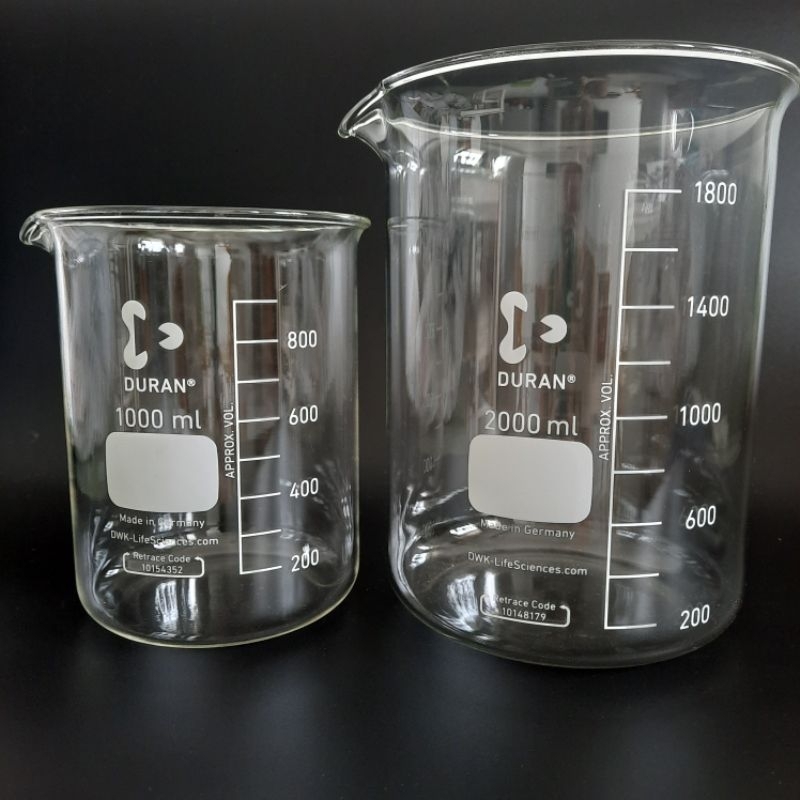 [DURAN- ĐỨC]Cốc đốt thuỷ tinh CỐC ĐONG CHIA VẠCH 1000ml 2000ml 3000ml | Shopee Việt Nam