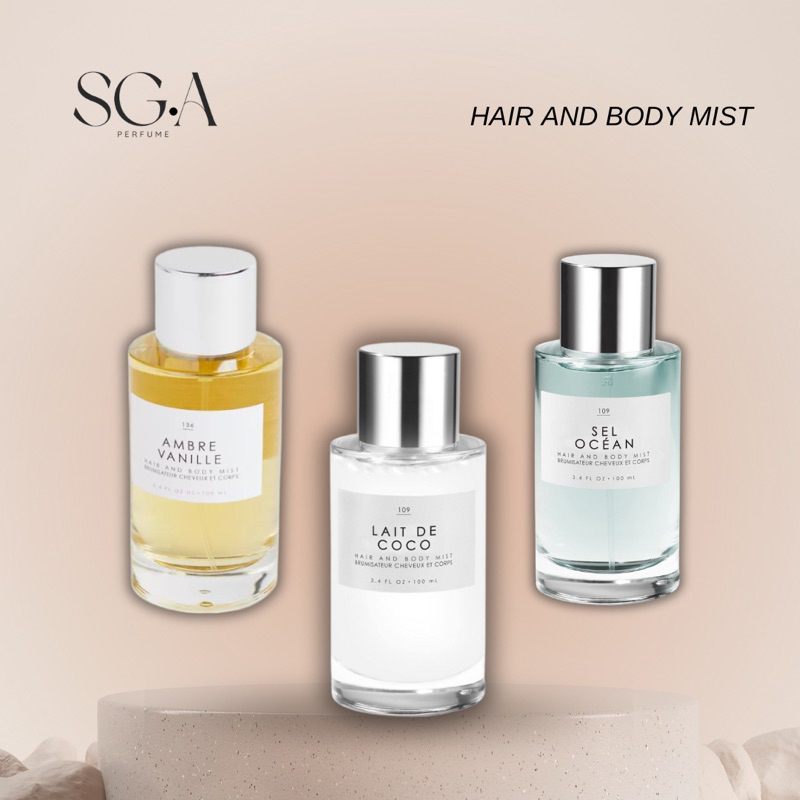 10ml • Le monde gourmand • Hair & Bodymist • Lait de coco, Sel Ocean ...