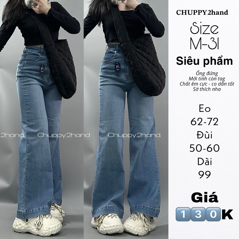 Quần Jean Bò 2Hand Tuyển Chọn CHUPPY.2hand M31 | Shopee Việt Nam