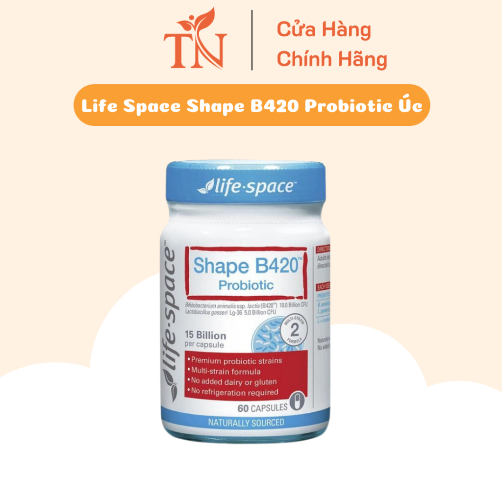Men vi sinh Úc Life Space Shape B420 Probiotic 60v | Shopee Việt Nam