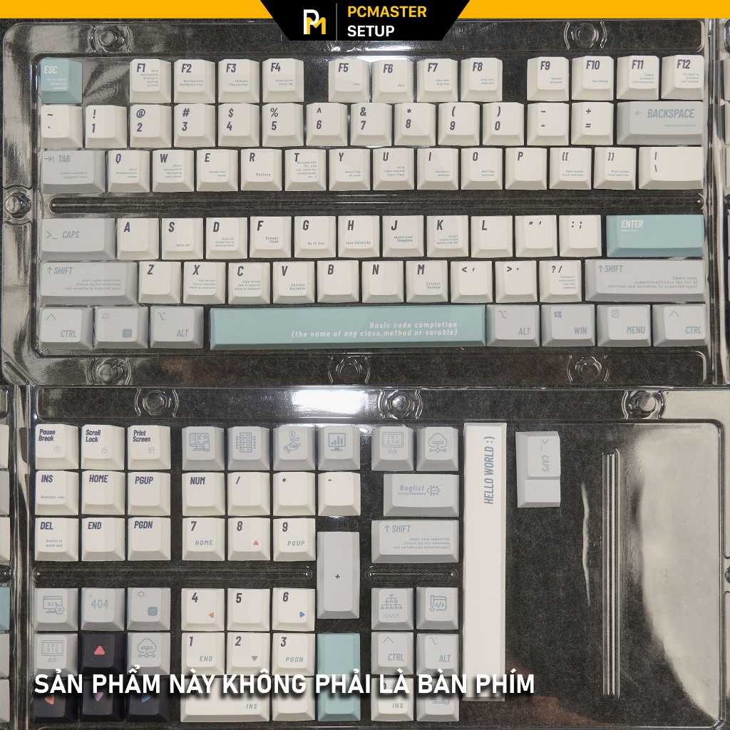 Keycap pbt lập trình viên code 404 Programmer chất liệu nhựa pbt cherry ...