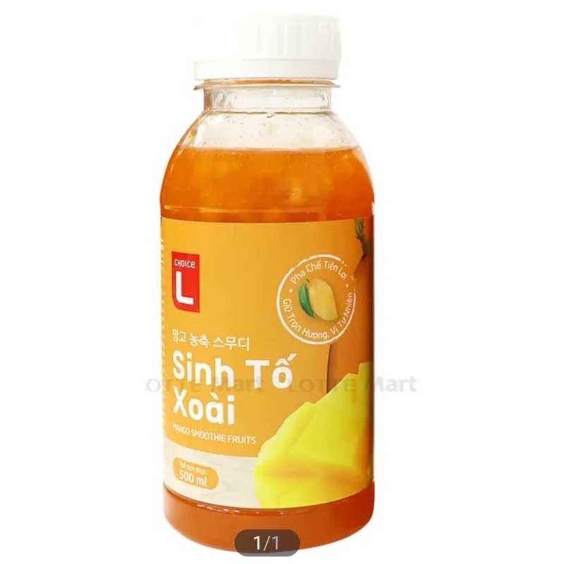 Sinh Tố Xoài Choice L Chai 500ml | Shopee Việt Nam