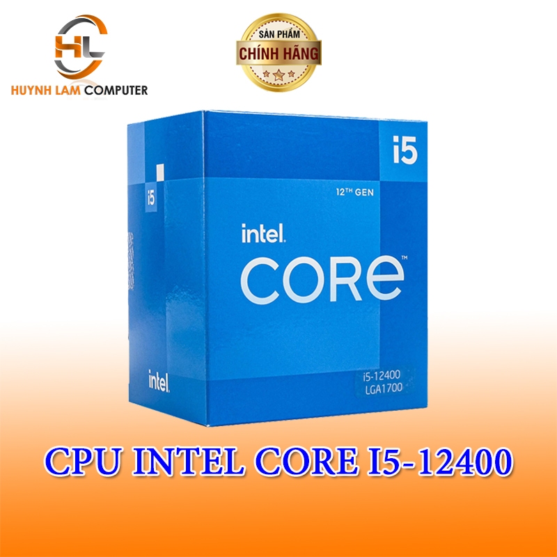 CPU Intel Core i5 12400 Socket 1700 - New Box Chính hãng | Shopee Việt Nam