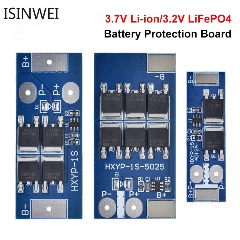 Bảng Mạch Bảo Vệ Pin Sạc Lithium 1S 12A 16A 24A 3.7V Lipo4 18650 4.2V ...