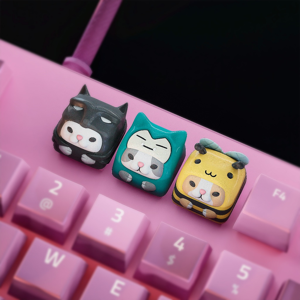 Phôi keycap Kitty Cosplay - Batman, Bee, Snorlax | Shopee Việt Nam
