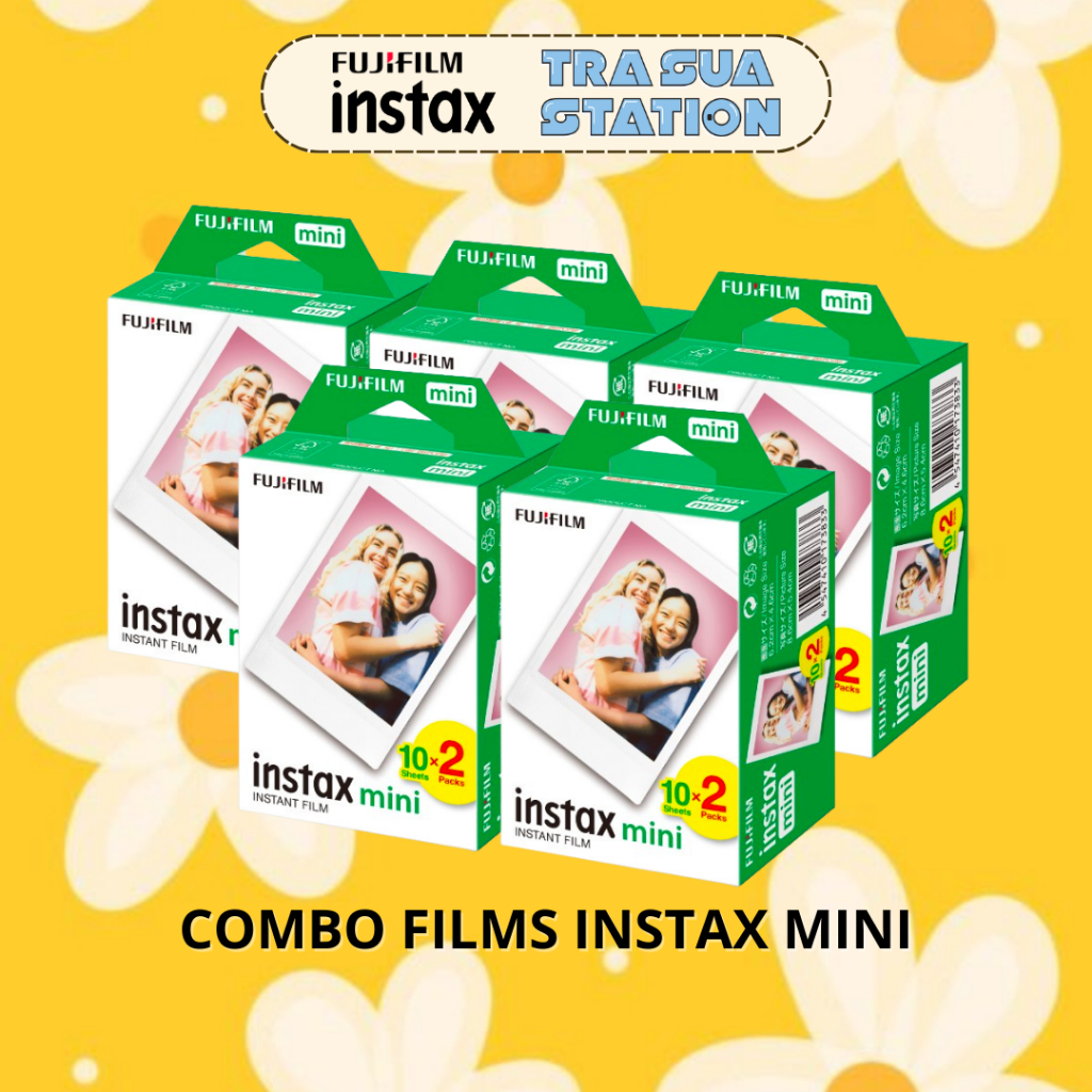 Combo FILM INSTAX MINI - Viền Trắng - Giấy in cho máy ảnh lấy liền ...