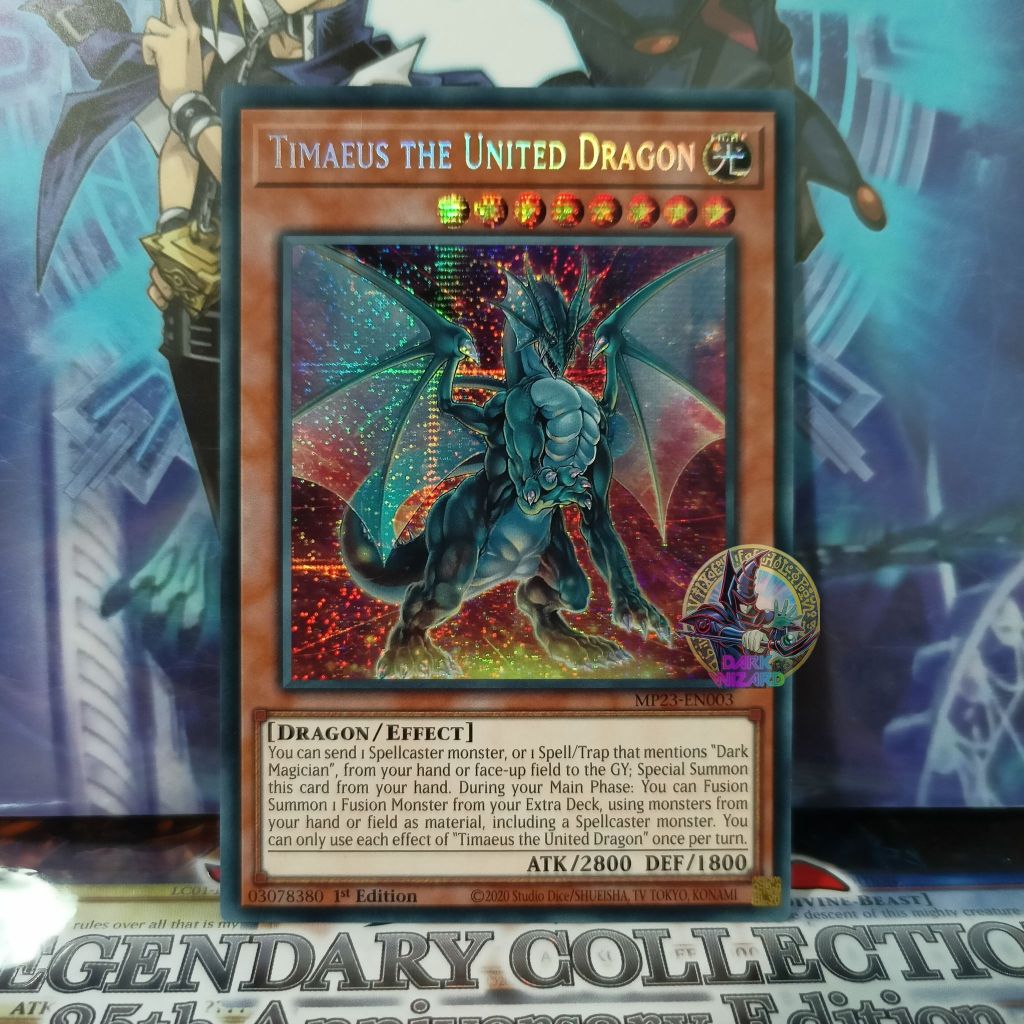 Timaeus the United Dragon - MP23-EN003 - Prismatic Secret Rare [Thẻ bài ...