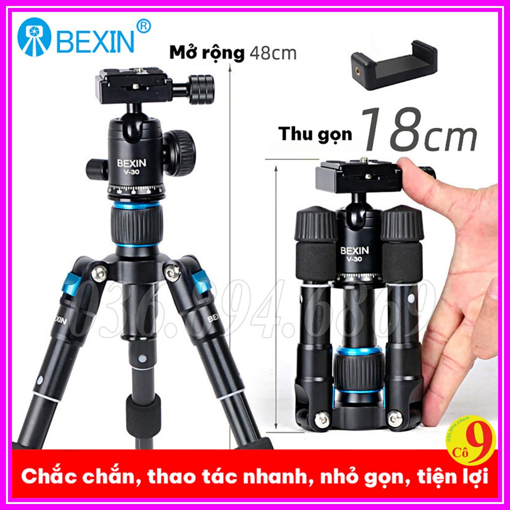 Chân máy ảnh du lịch nhỏ gọn Bexin MS08-S | Shopee Việt Nam