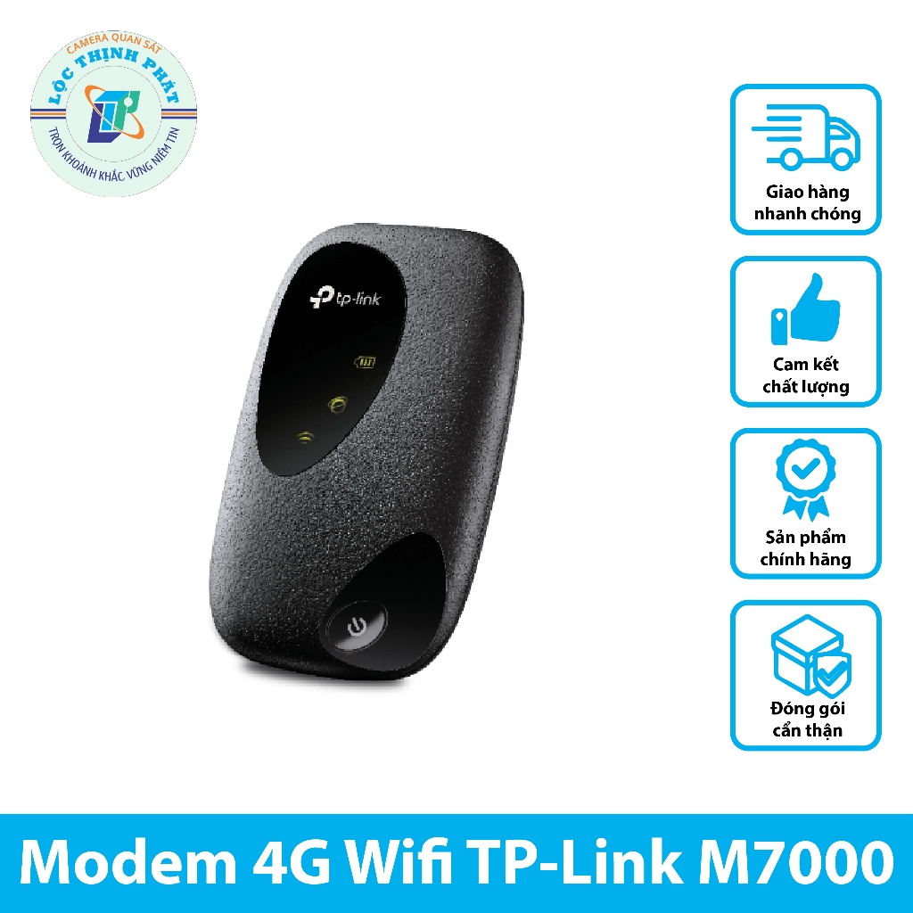 Wi-Fi Di Động TP-Link M7000 4G LTE Chính Hãng - Bảo Hành 12 Tháng | Shopee Việt Nam
