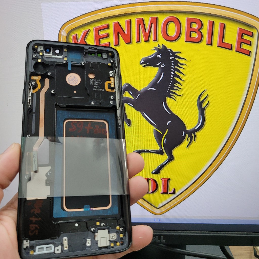 Màn Hình Tương Thích SS S9 Plus / S9P / SM-G965F, Loại ZIN, Liền Khung (tặng kèm keo dán ...