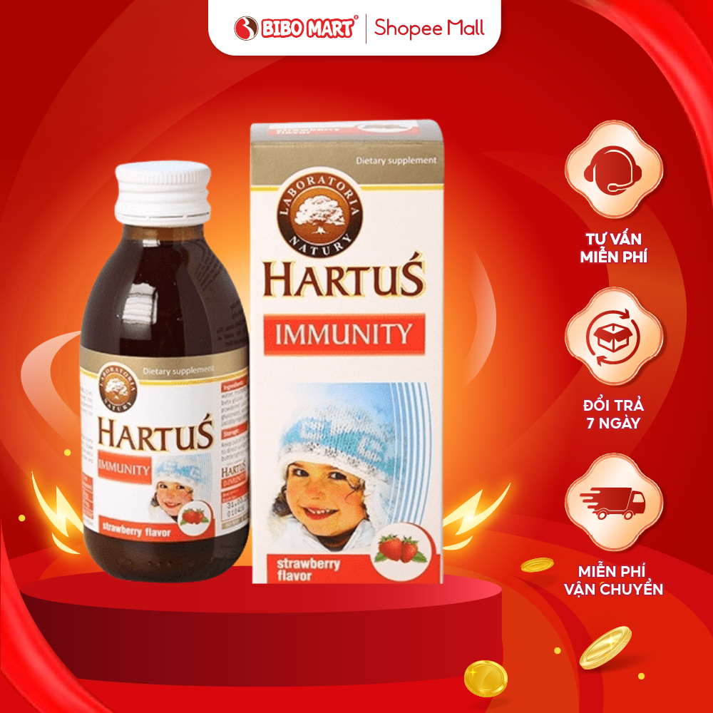 Siro Hartus Immunity Hỗ Trợ Miễn Dịch Tăng Sức Đề Kháng Hỗ Trợ Bé Khỏe ...