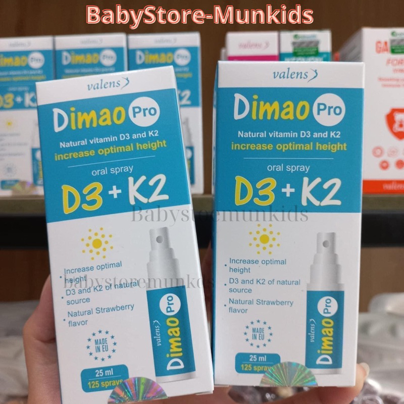 (Date mới) Dimao pro D3 K2 dạng xịt ,hỗ trợ tăng chiều cao Valens Dimao ...