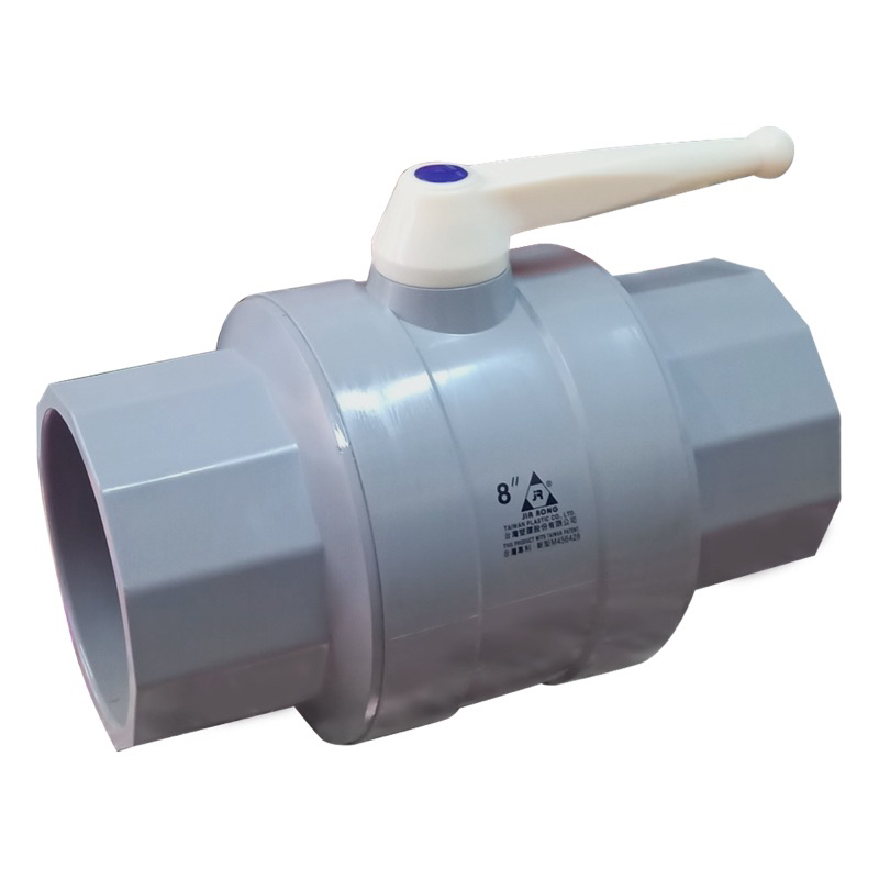 VAN NHỰA 75/ 90 /110/ 140 TAY TRẮNG. VAN CẦU PVC JIARONG SIZE 75/ 90 ...