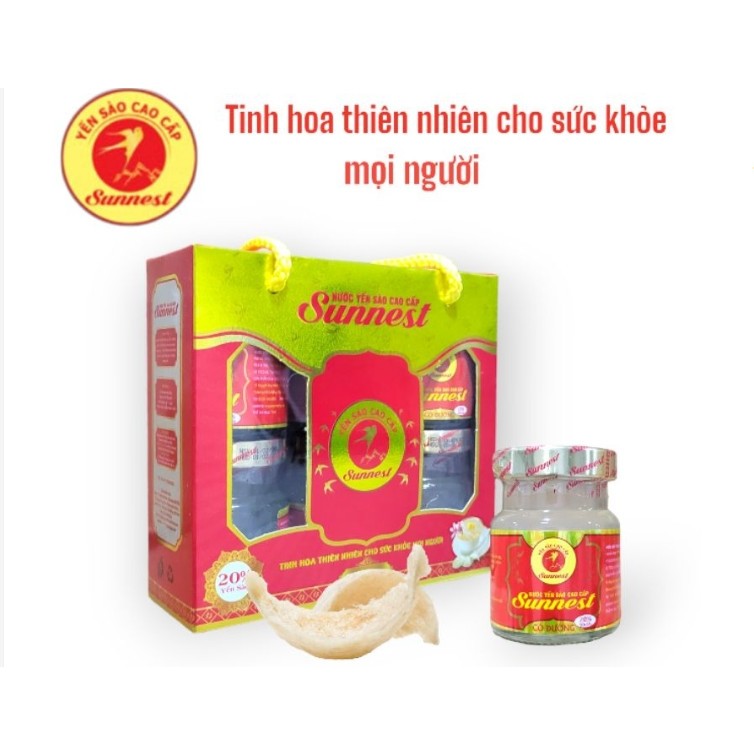 Yến sào sunnest 20% - Hộp 6 lọ x 70ml | Shopee Việt Nam